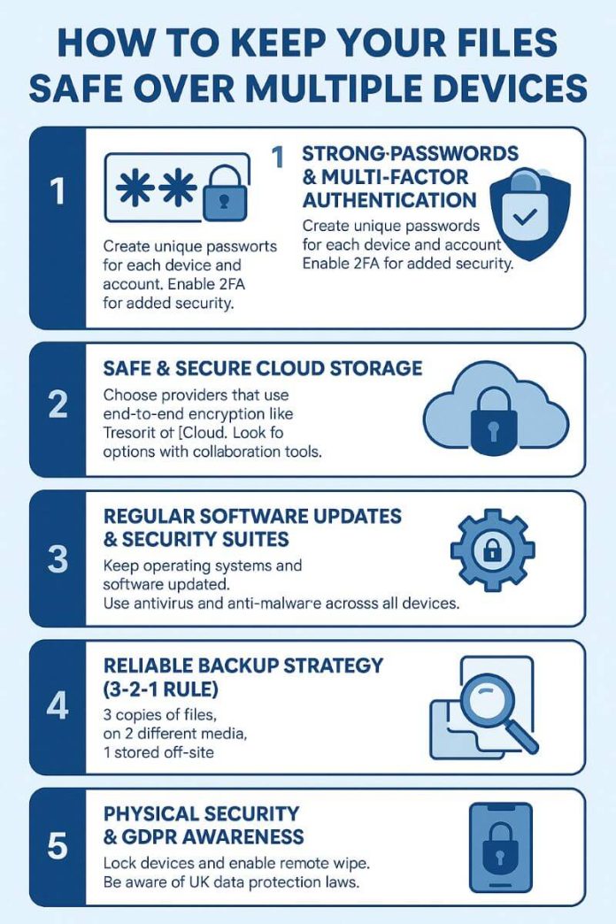 How To Keep Your Files Safe Over Multiple Devices | The Leisure Society